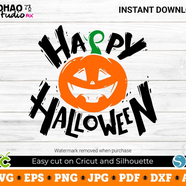 Happy Halloween Svg - Etsy
