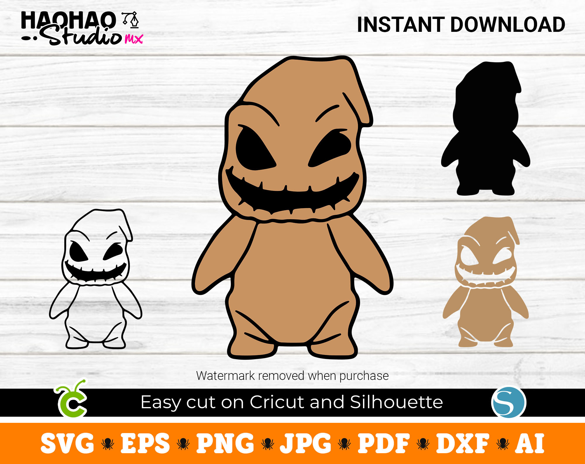 Oogie Boogi Svg, Jack Skellington, Halloween SVG, Digital Download, Svg ...