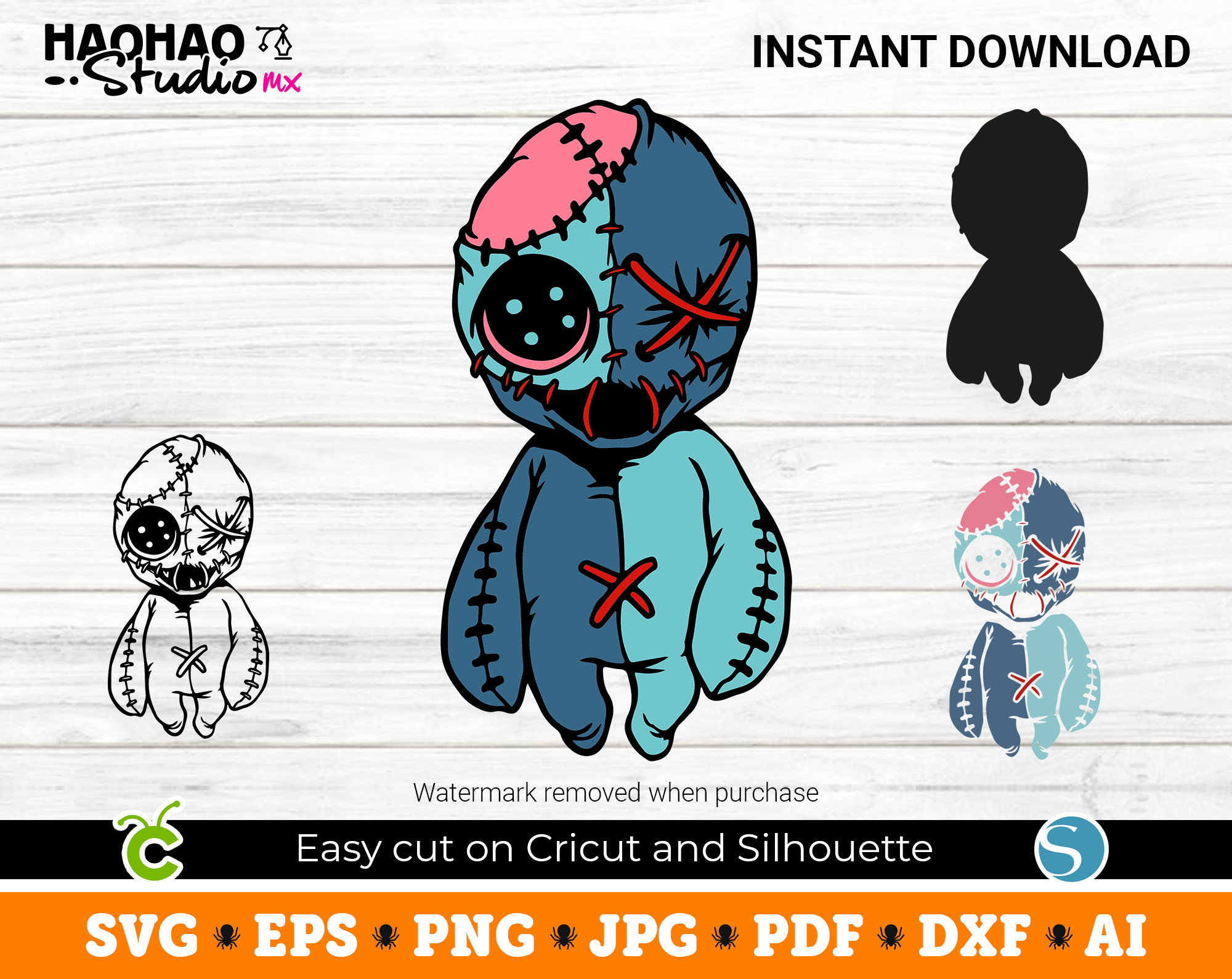 Voodoo Doll Voodoo Svg Voodoo Png Halloween SVG Digital - Etsy