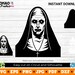 The Nun The Conjuring The Nun svg Halloween SVG Digital - Etsy México