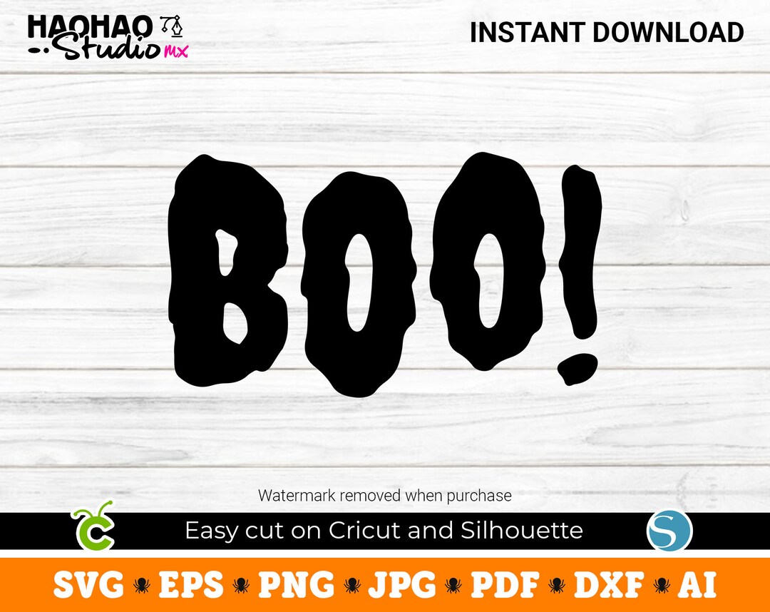 Boo, Boo Svg, Boo Shirt, Boo Crew, Spooky, Halloween SVG, Digital ...