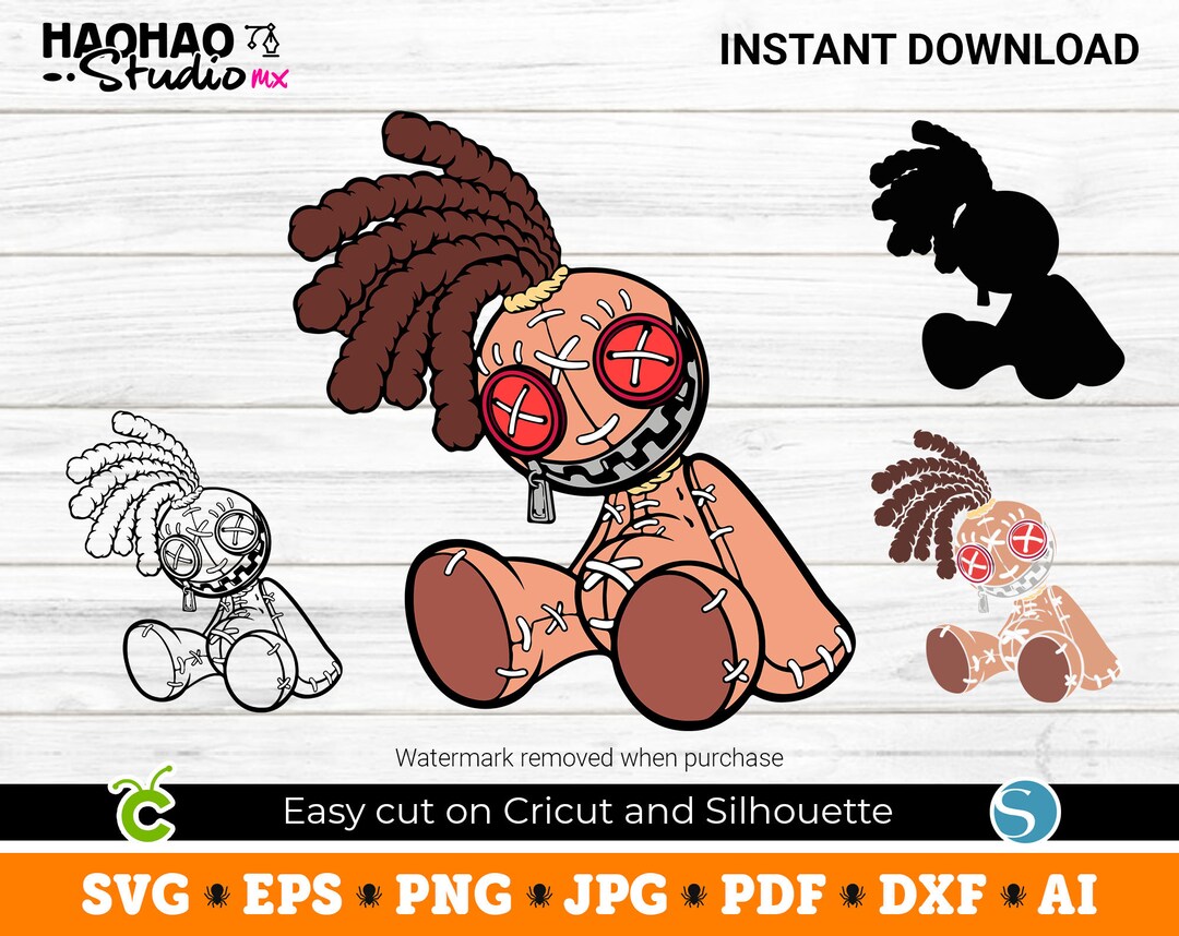 Voodoo Doll, Voodoo Svg, Voodoo Png, Halloween SVG, Digital Download ...