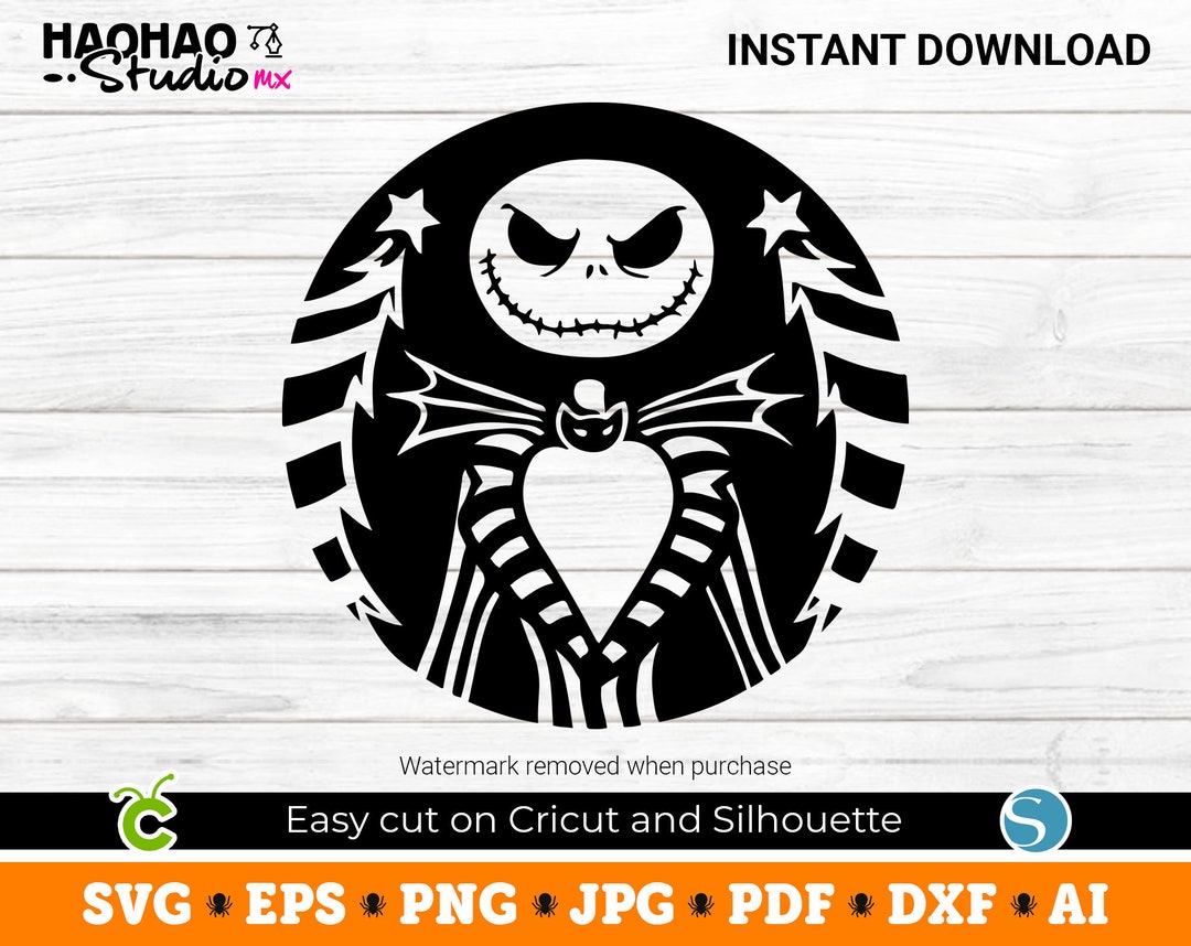 Jack Skellington, Jack Skellington Svg, Halloween SVG, Digital Download ...