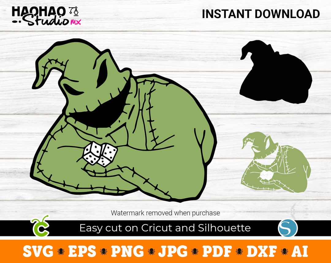 Oogie Boogi Svg, Jack Skellington, Halloween SVG, Digital Download, Svg ...