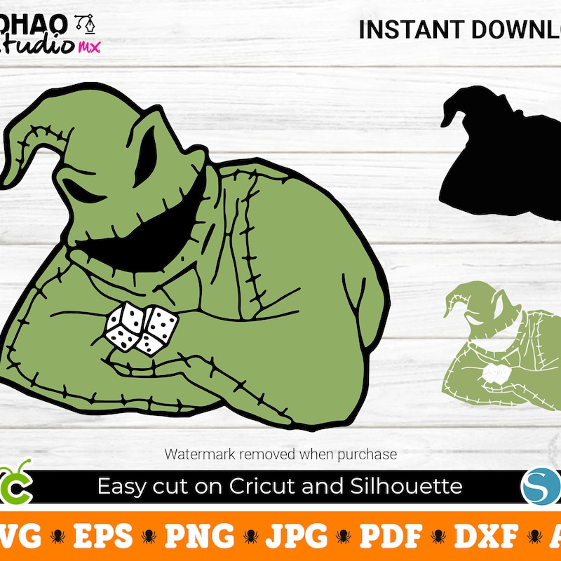 Oogie Boogi Silhouette - Etsy