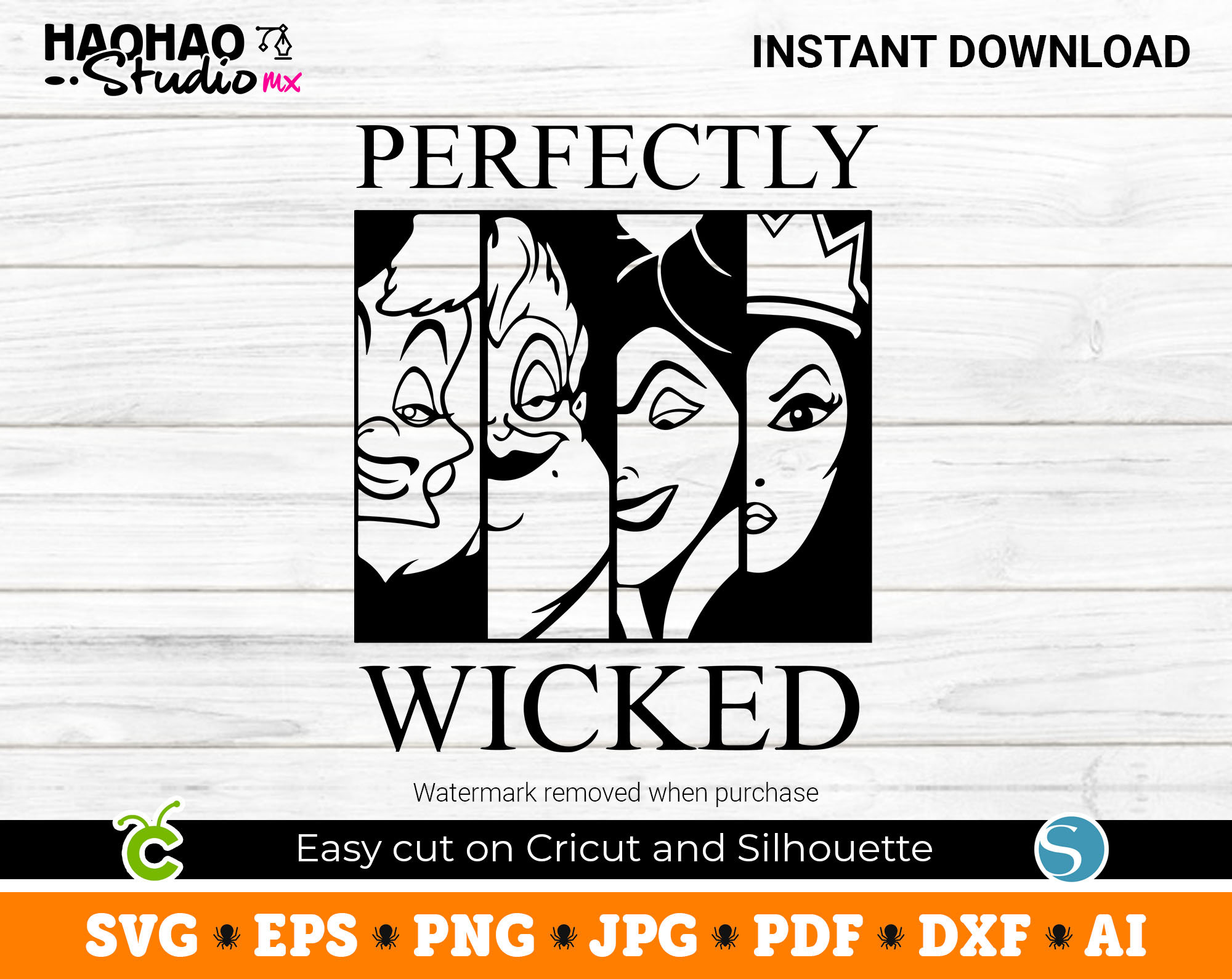 Perfectly Wicked, Princess Villains Svg, Halloween SVG, Digital ...