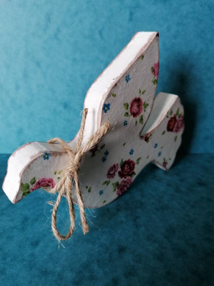 Chunky Wooden Dove Freestanding Wooden Dove Hand Painted - Etsy UK