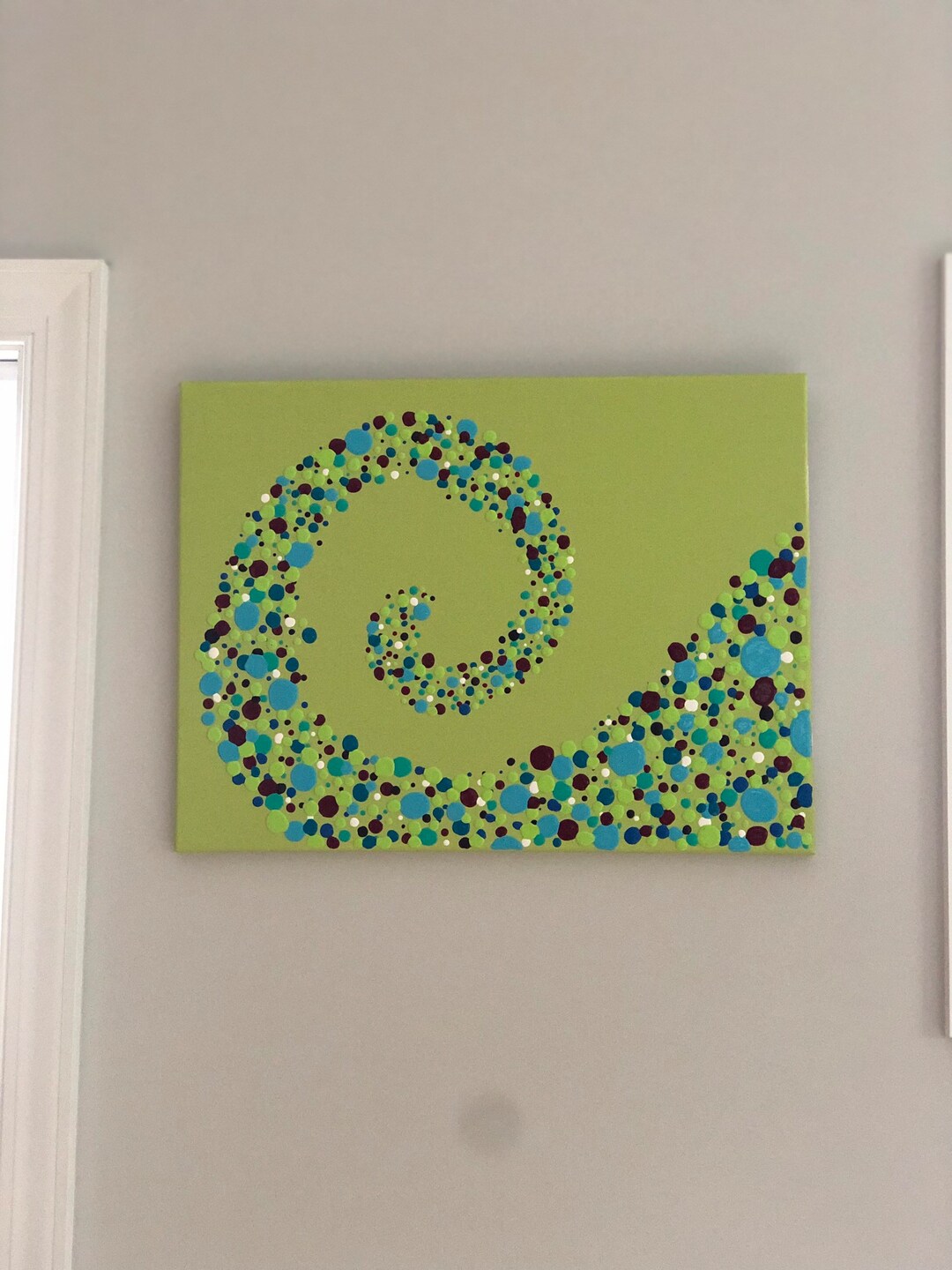 Simple Abstract Wall Art Simple Acrylic Painting - Etsy