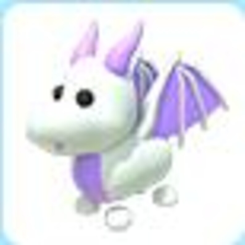 Lavender Dragon | Adopt Me Roblox! | Virtual Pet - Etsy