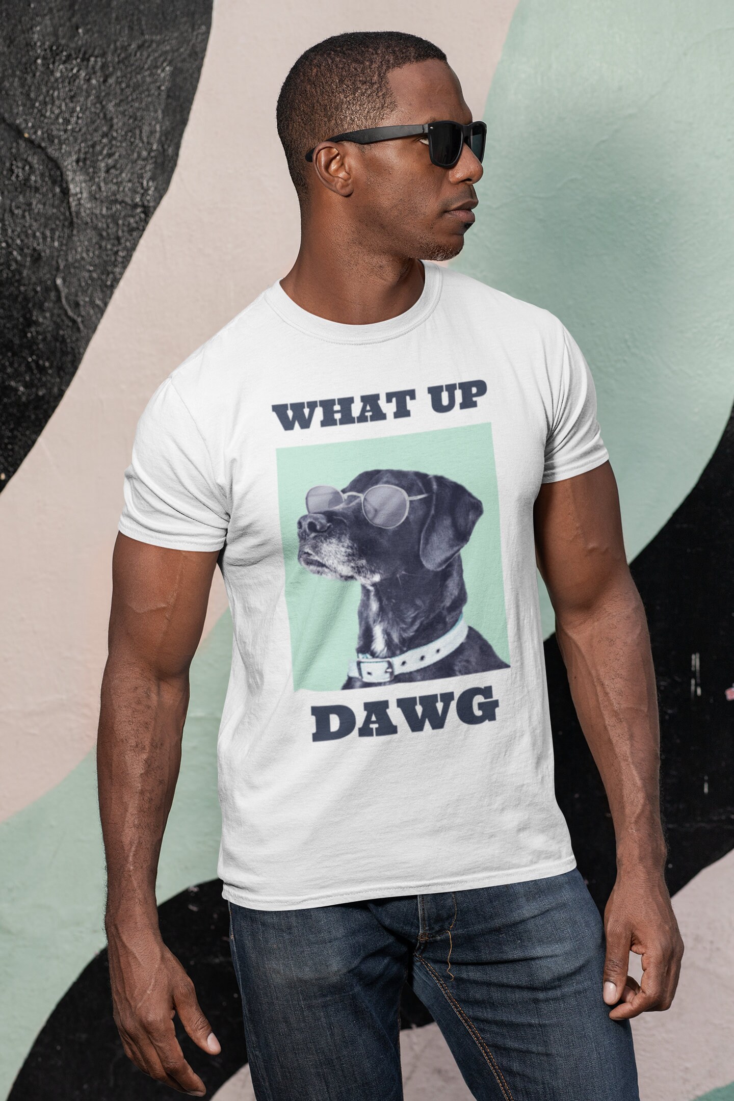 What up Dawg T Shirt Dog Lover Shirt Cool Dog Design Tee - Etsy
