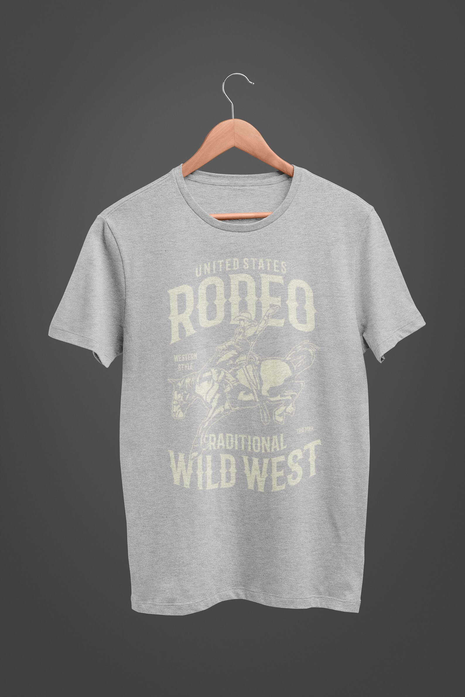 Rodeo T-shirt, Traditional Wild West, Cowboys Tshirt, Western United ...
