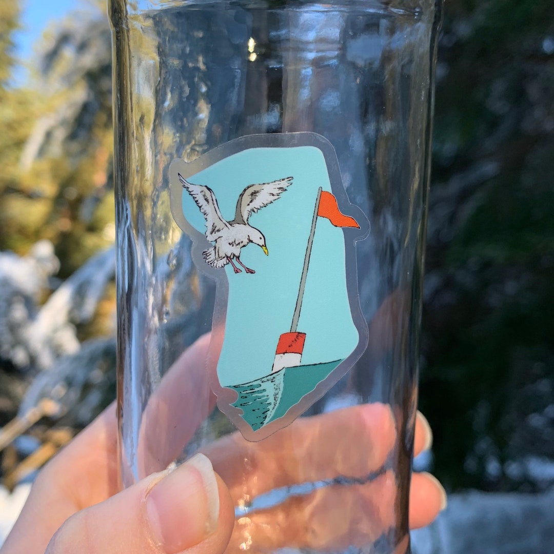High Flyer Clear Vinyl Sticker Longline Buoy Flag Little Seagull ...