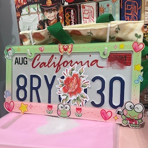Keroppi Kawaii Cute Sanrio License Plate Frame (USA Fit) - Etsy