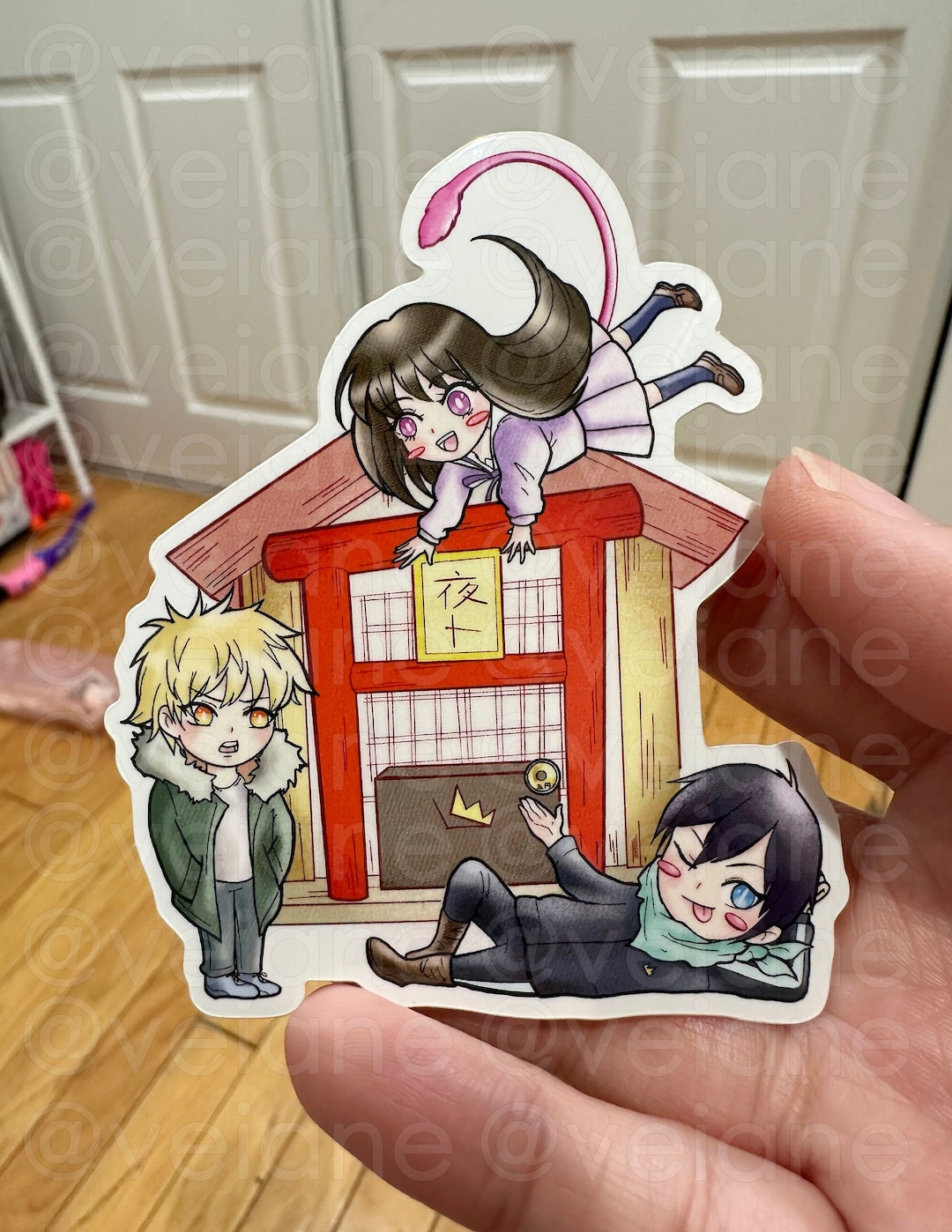 Noragami Trio (yukine, Hiyori, and Yato) Vinyl Sticker - Etsy