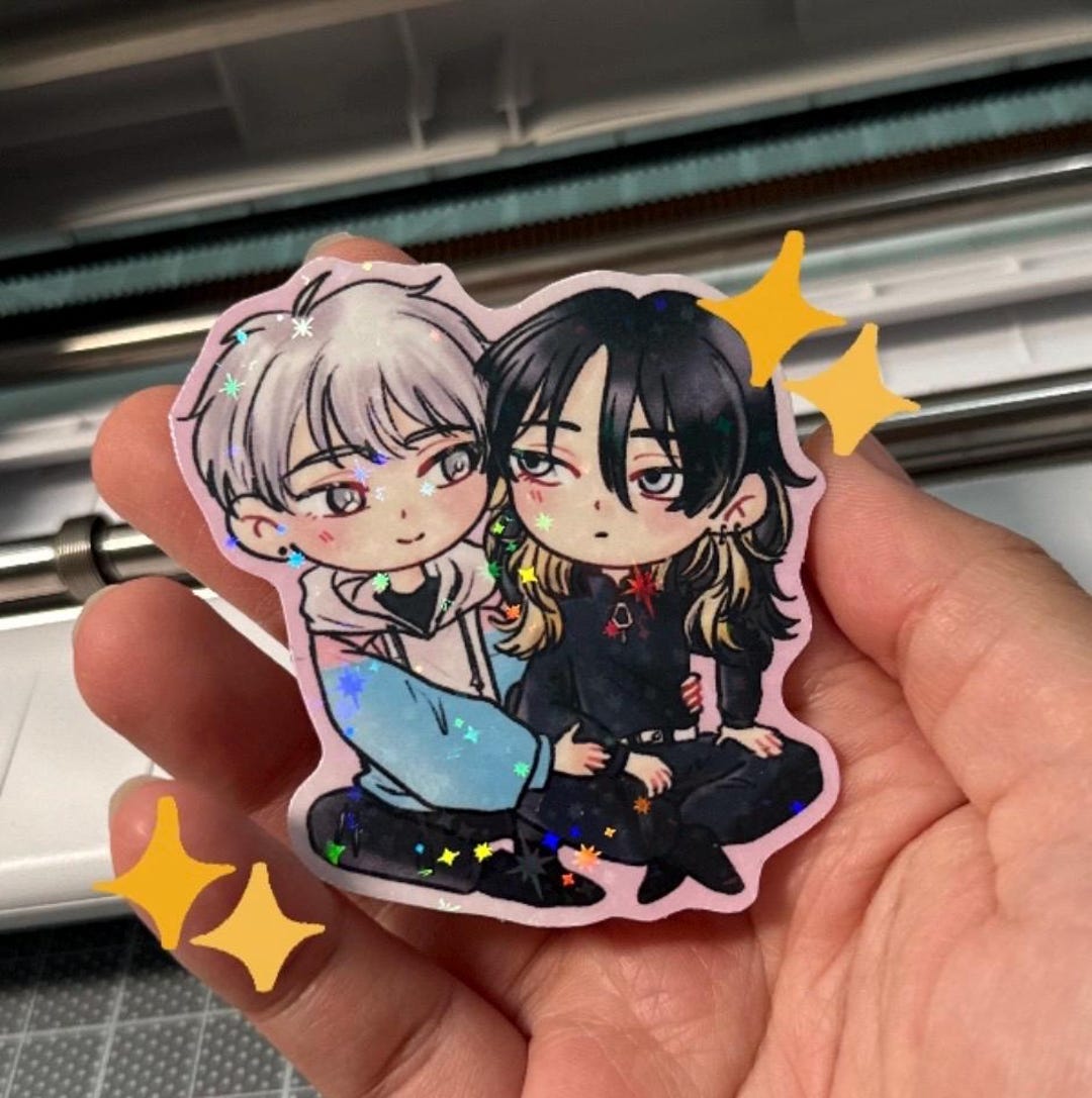 Pink Heart Jam Holographic Sticker - Etsy