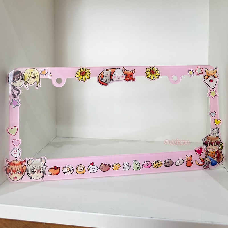 Anime License Plate Frame - Etsy