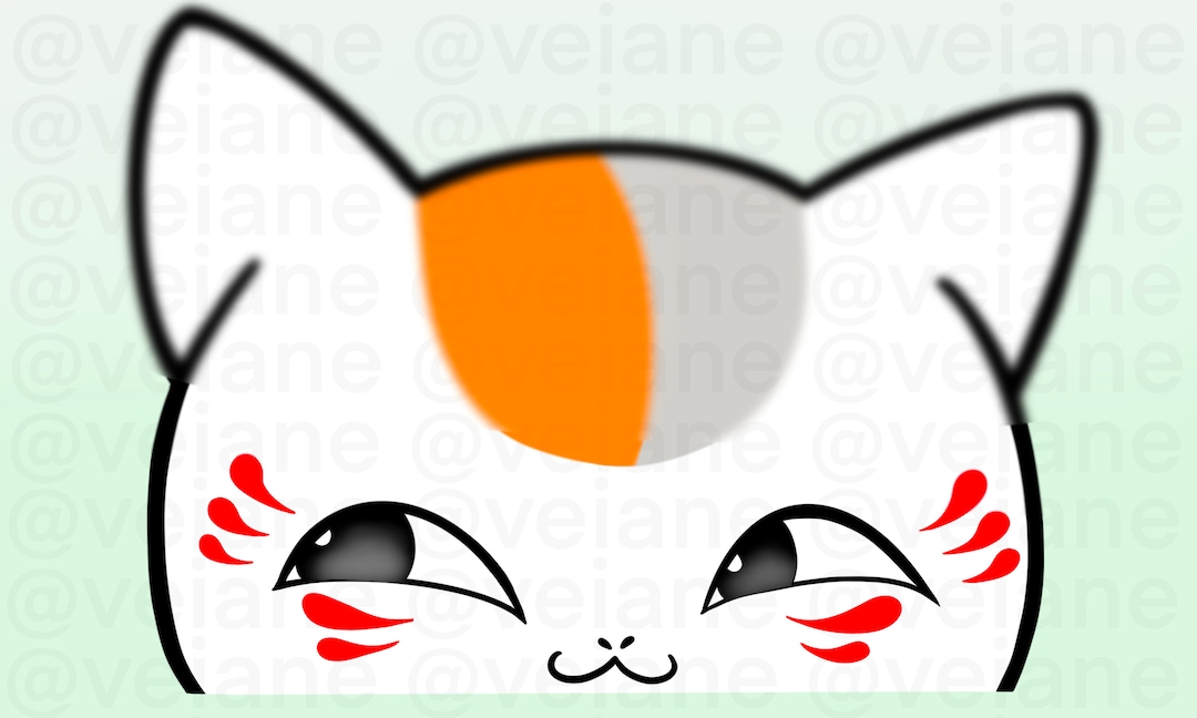 Nyanko Sensei Peeker Sticker (natsume Yuujinchou / Madara) - Etsy