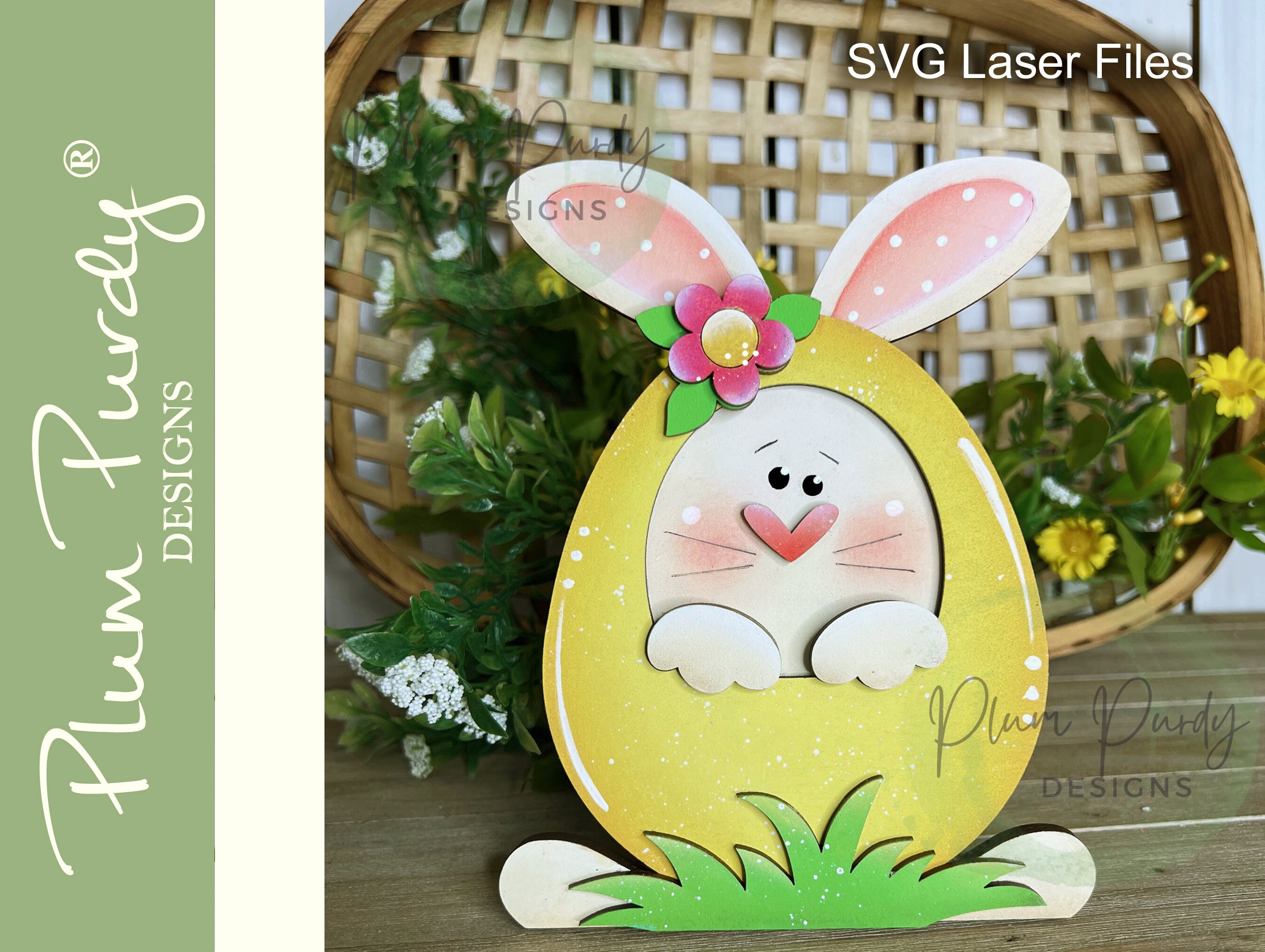 Bunny Shelf Sitter, Spring Shelf Sitter, Easter Shelf Sitter, Tier Tray ...