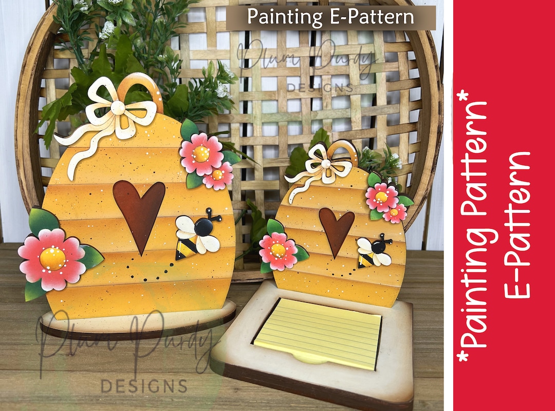 Bee Hive Shelf Sitter, Bee Hive E-pattern, Summer E-pattern, Summer ...