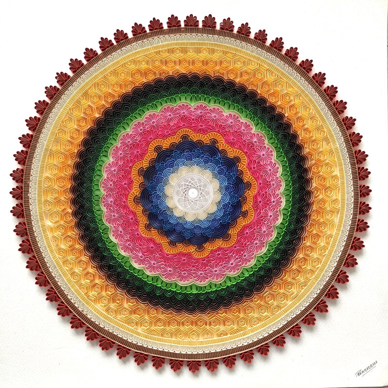 Quilled Mandala - Etsy