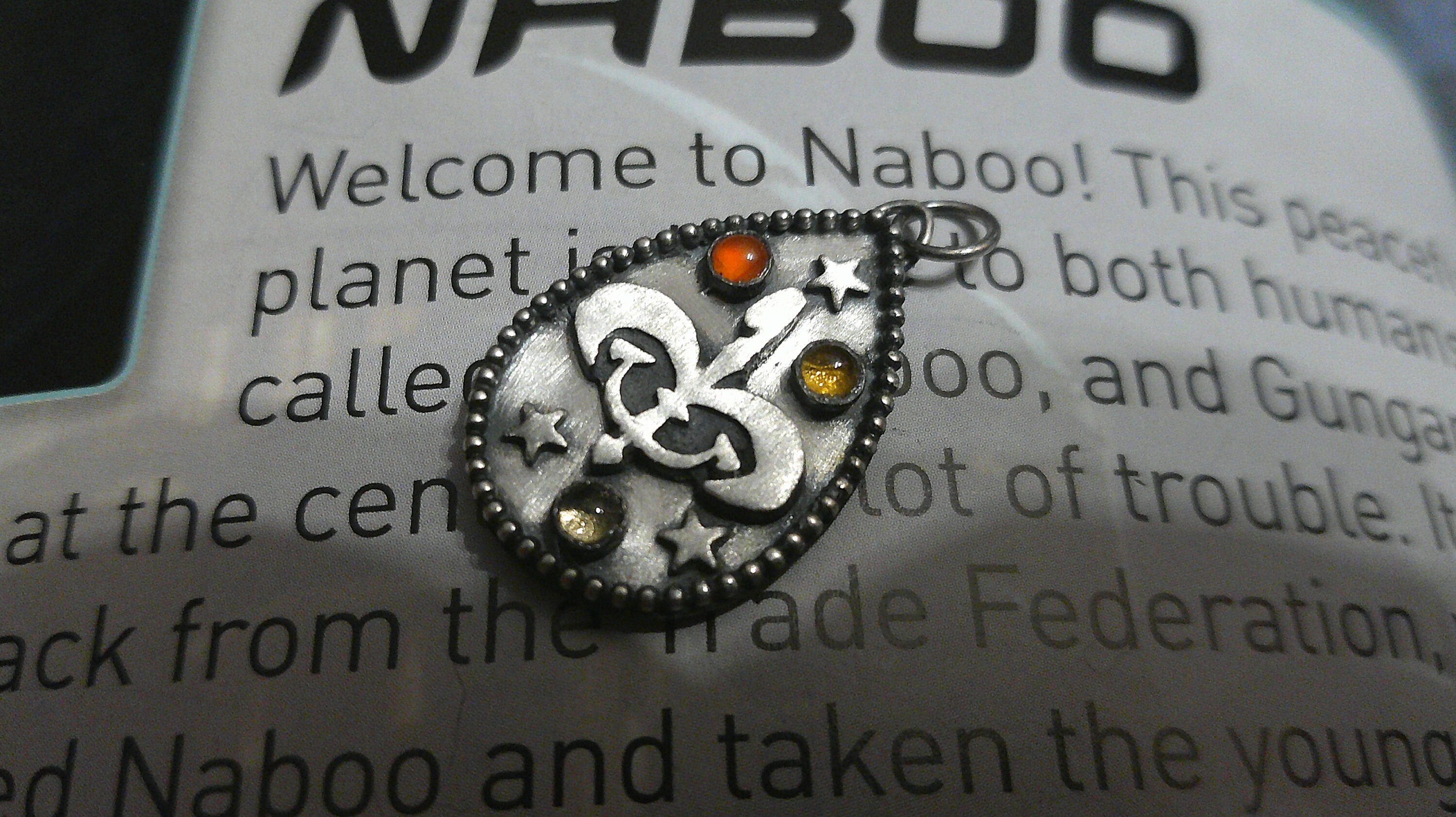 Padme Amidala Sunset Handmaiden Dress Japor Snippet Naboo Symbol Star ...