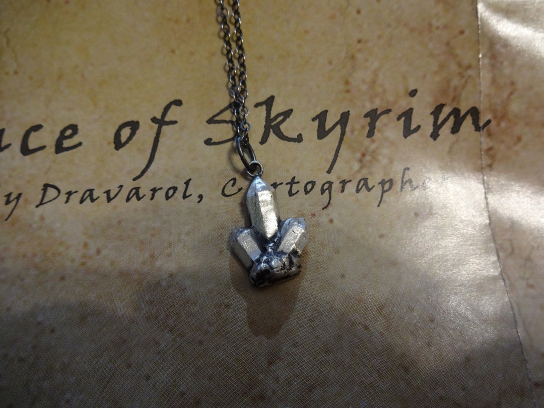 Skyrim Grand Soul Gem Pendent Necklace Sterling 925 - Etsy