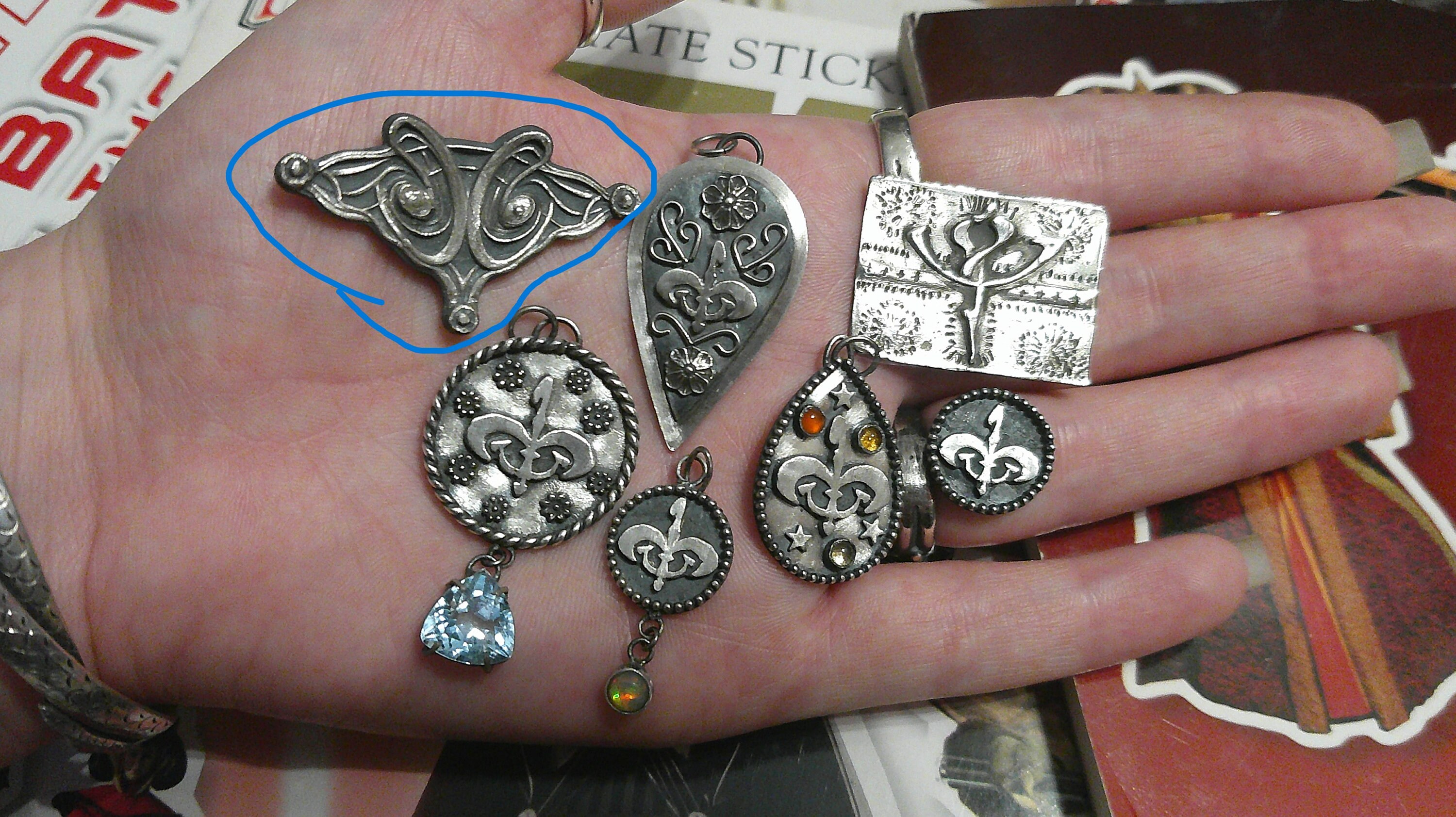 Padme Amidala Nightgown Brooch Replica Naboo Symbol Sterling 925 Star ...