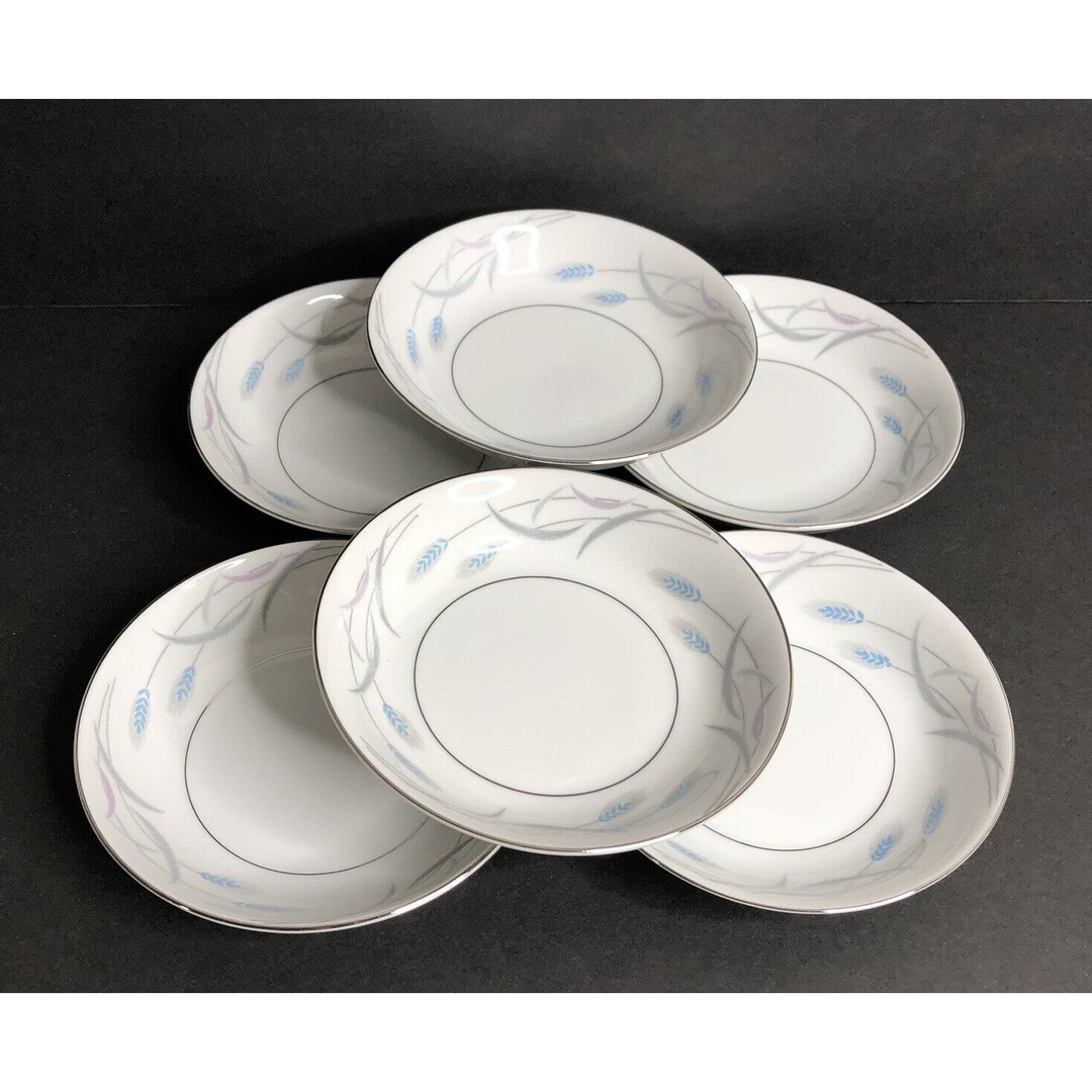 6 Valmont China Berry Sauce Bowls Royal Wheat Pattern 1950s - Etsy
