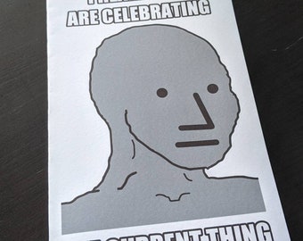 Wojak Meme Card - Etsy Canada