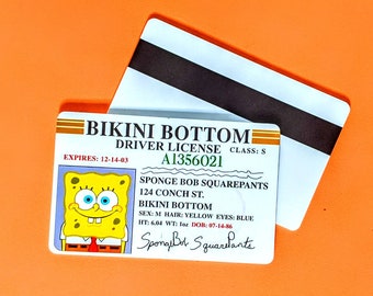 Spongebob id wallet - Etsy.de