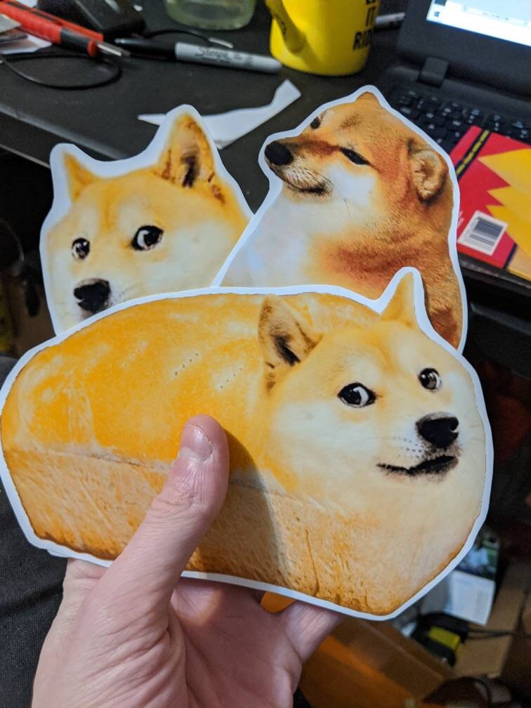 Stickers Cheems Doge Meme Decal Sticker Paper Jp | Images and Photos finder