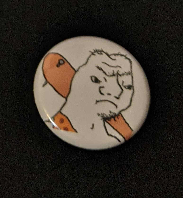 1 Grug Wojak Pinback Meme Button - Etsy UK