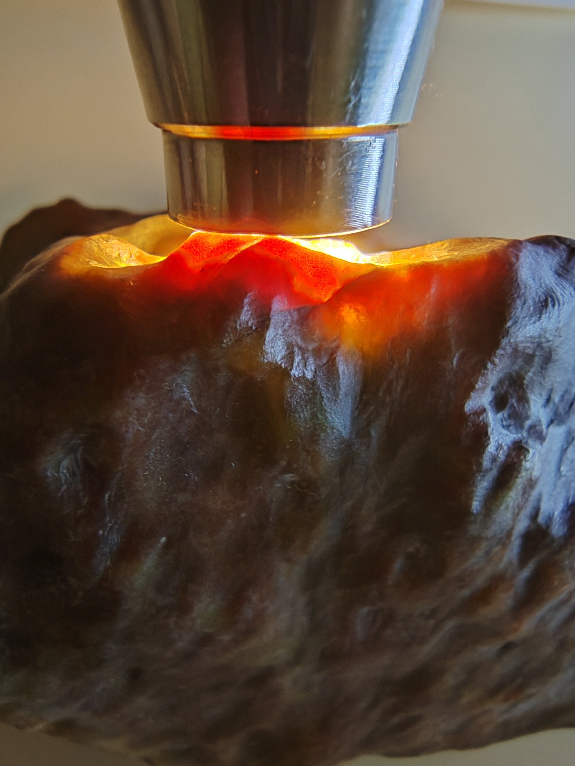 Icy Ice Red Natural Burma Jadeite Jade Rough Stone # 1106 Gram # 5,530. ...