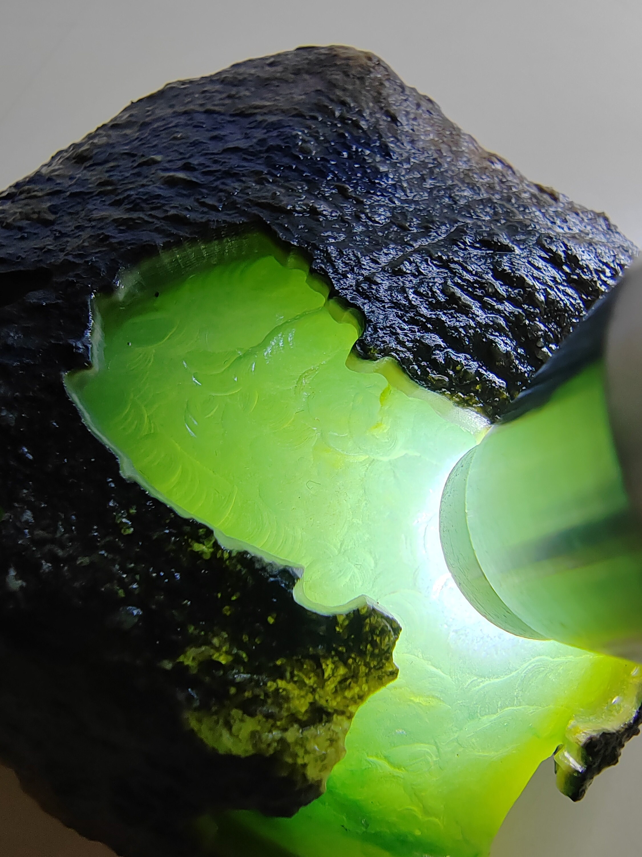 Glassy Light Green Natural Burma Type A Jadeite Jade Rough Stone # 523 ...