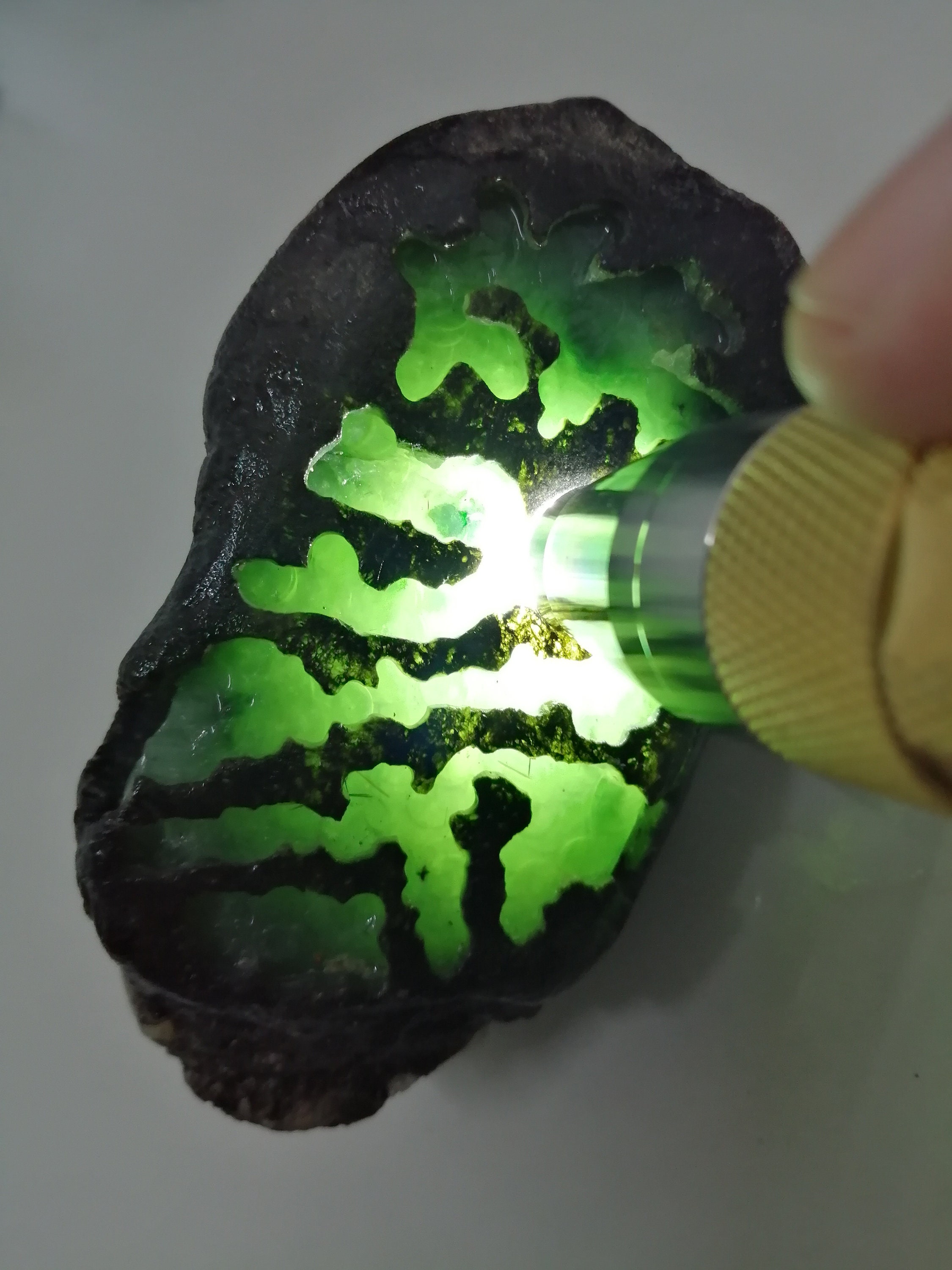 Icy Ice Green Natural Burma Jadeite Jade Rough Stone # 741 Gram # 3705 ...