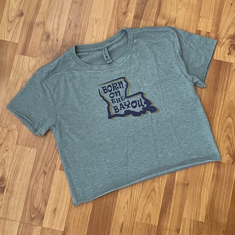 Womens Lsu Shirt Crop - Etsy