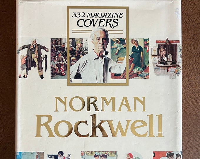 Norman Rockwell 332 Magazine Covers by Christopher Finch 1979 Coffee ...