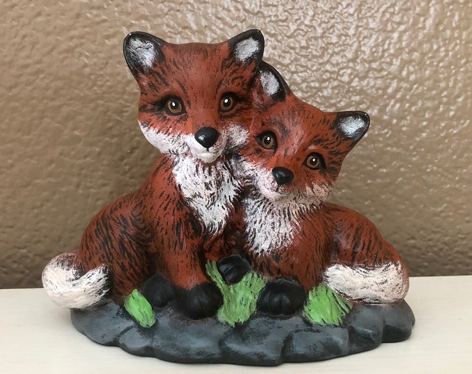 Studio Mold Baby Fox Baby Foxes Figurine 1994 - Etsy