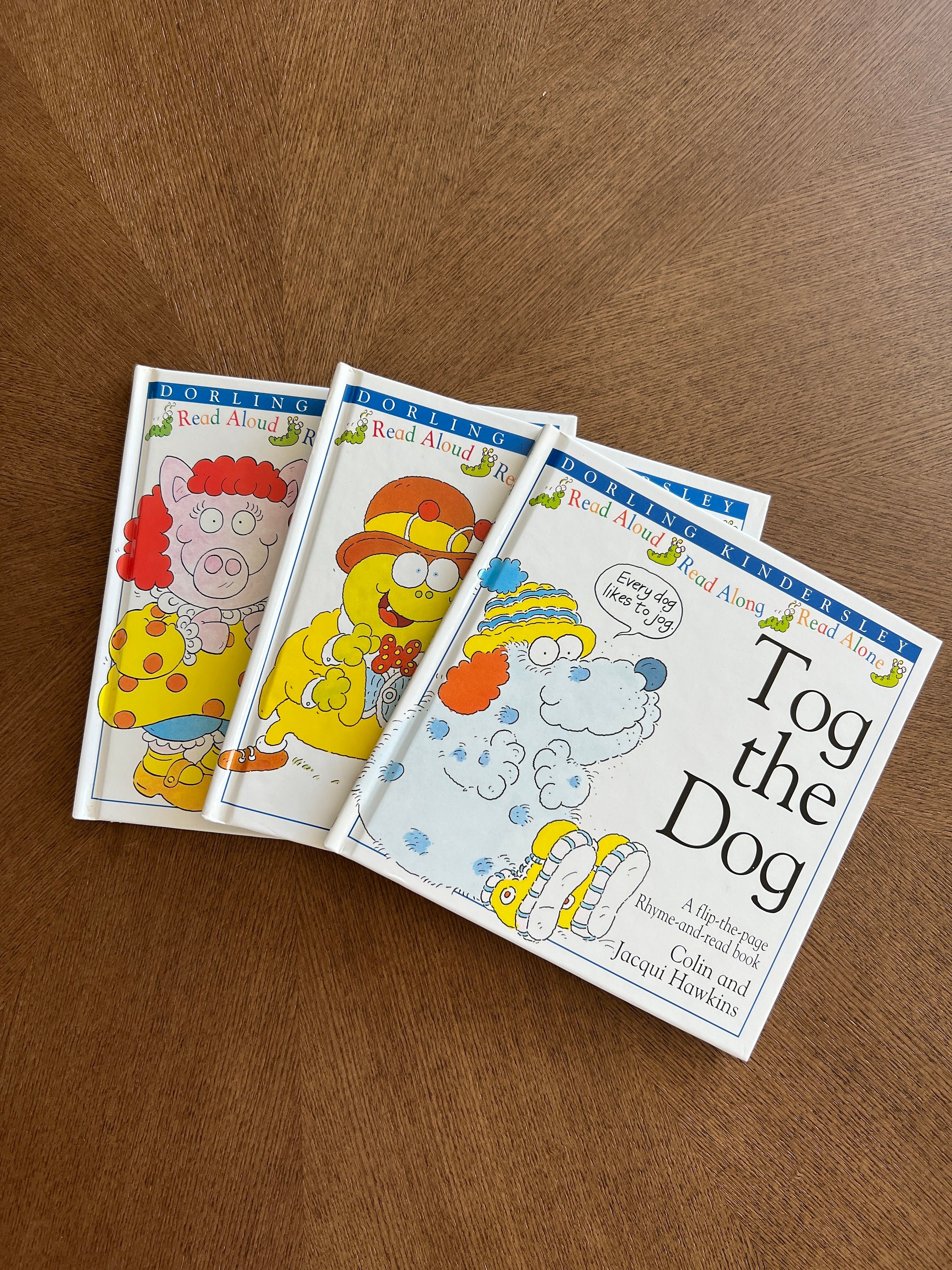 Vintage Children's Book Set, Rhyme and Read Books, Tog the Dog, Zug the ...