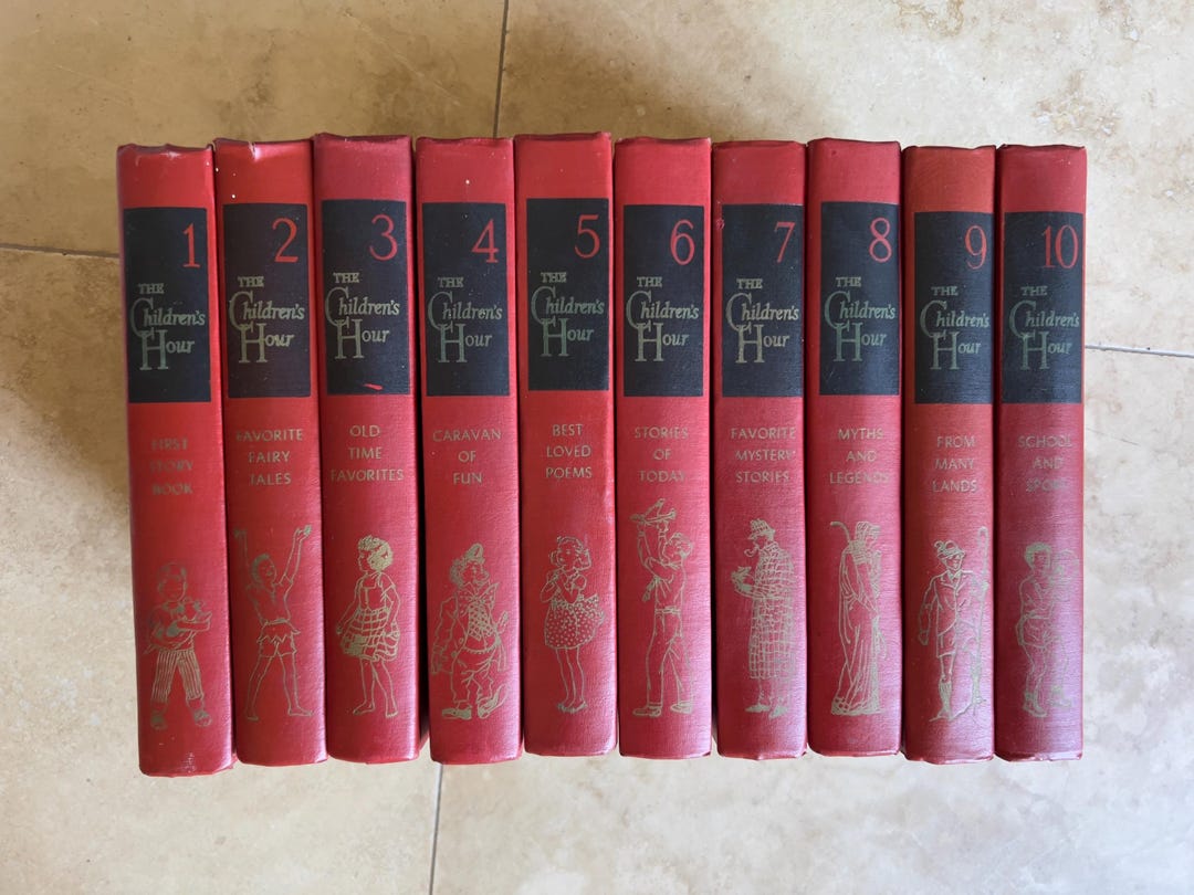 The Children's Hour Story Books Vintage 1953 Hardcover 10 Volumes - Etsy