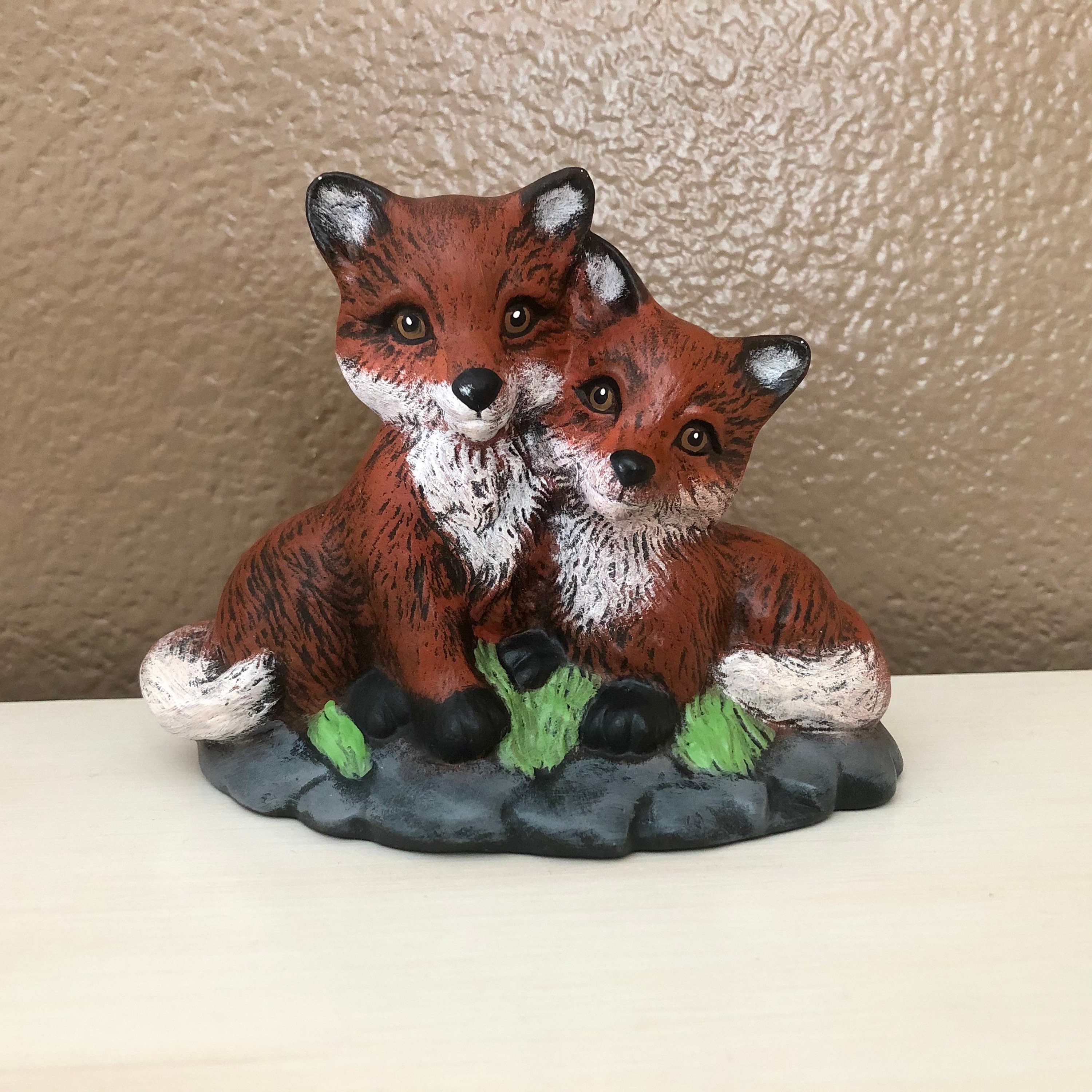 Studio Mold Baby Fox Baby Foxes Figurine 1994 - Etsy