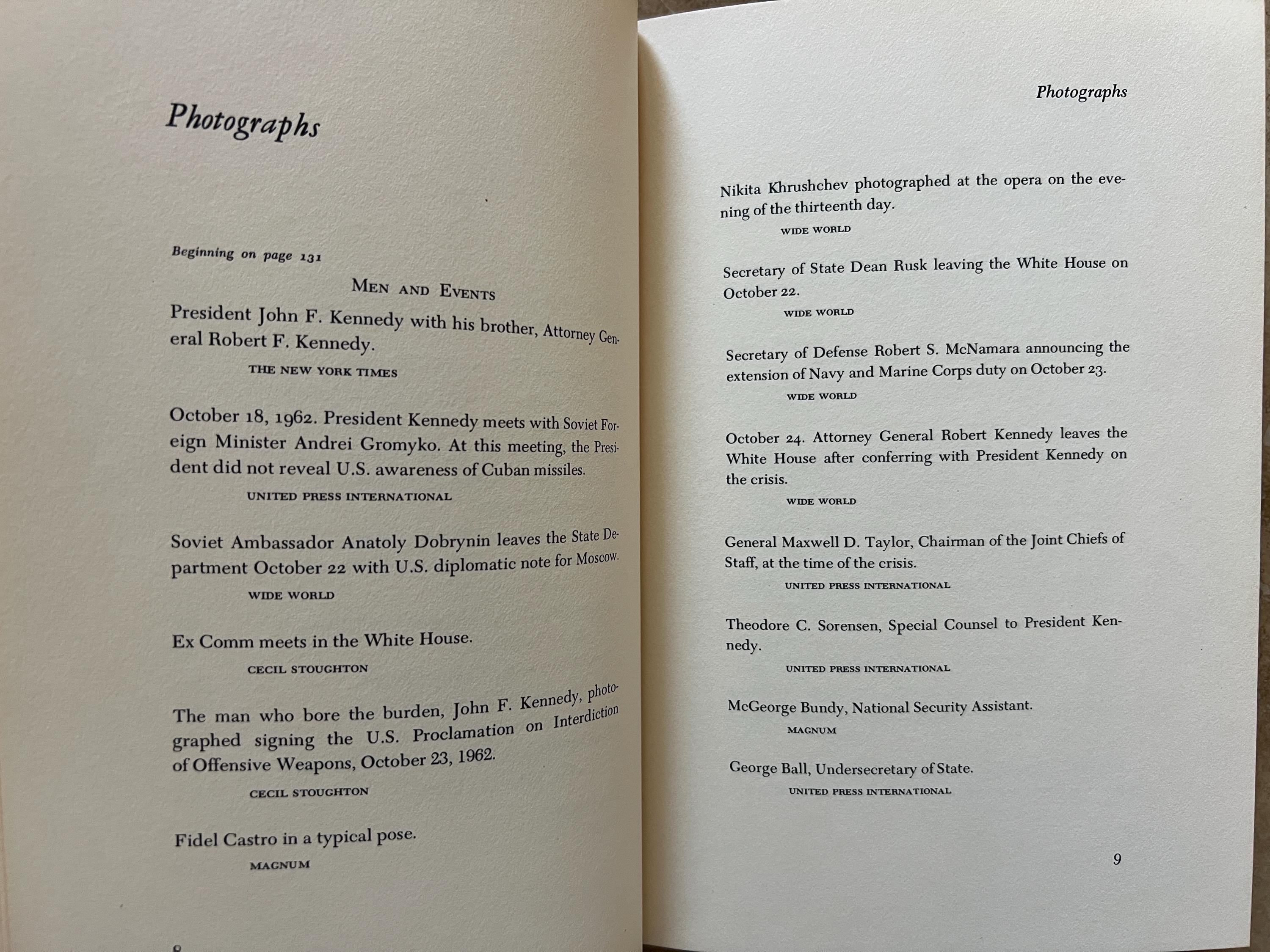Robert F. Kennedy Thirteen Days Blue Hardcover With Dust Jacket 1969 ...