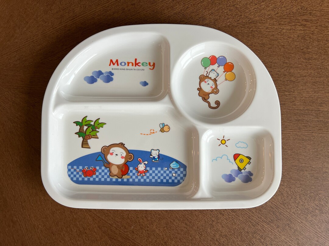 Small Baby Monkey King Shunta Melamine Ware Plate Toddler Plate Baby ...