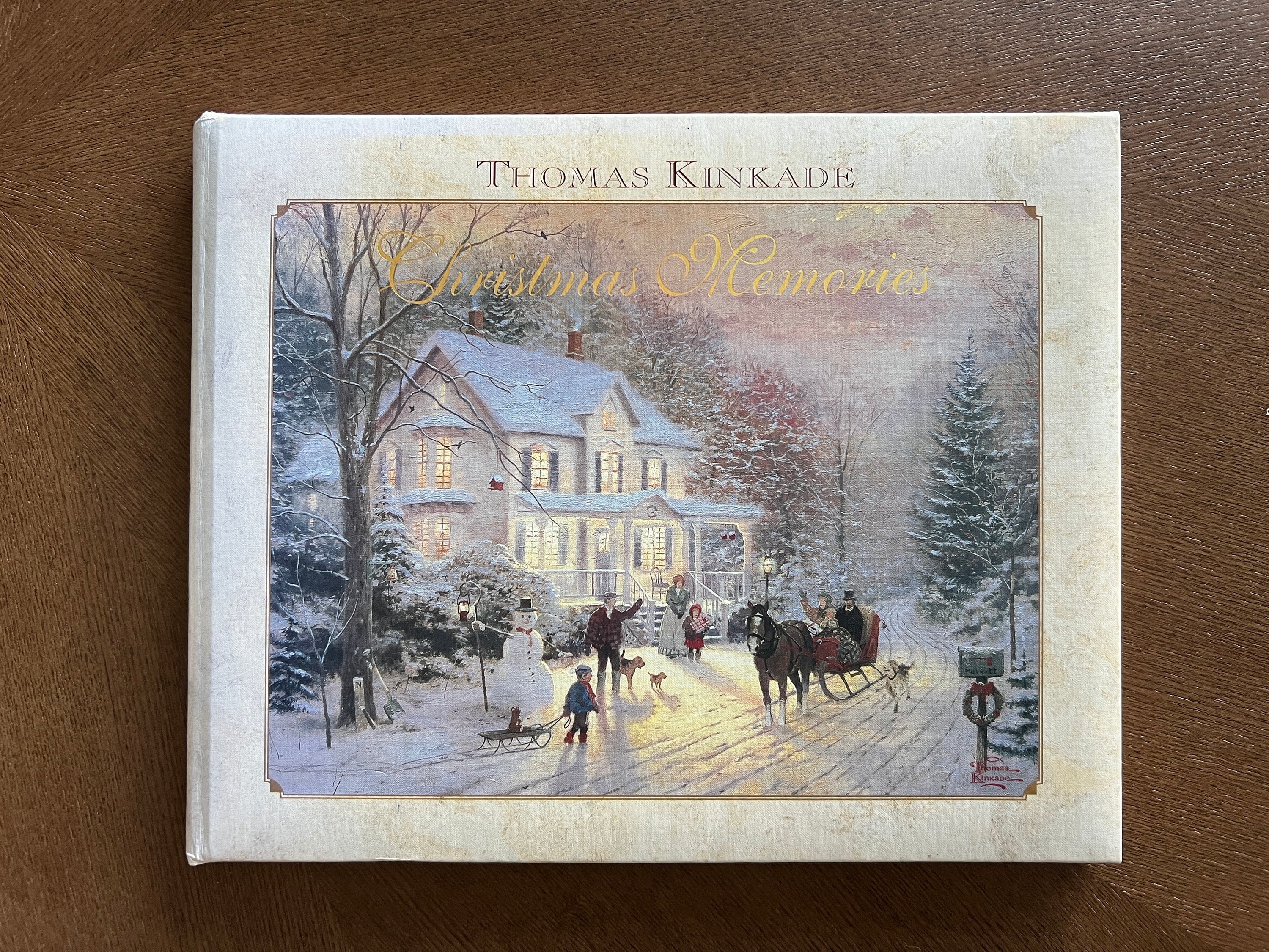 Vintage Thomas Kinkade Christmas Memories Journal Painter of - Etsy