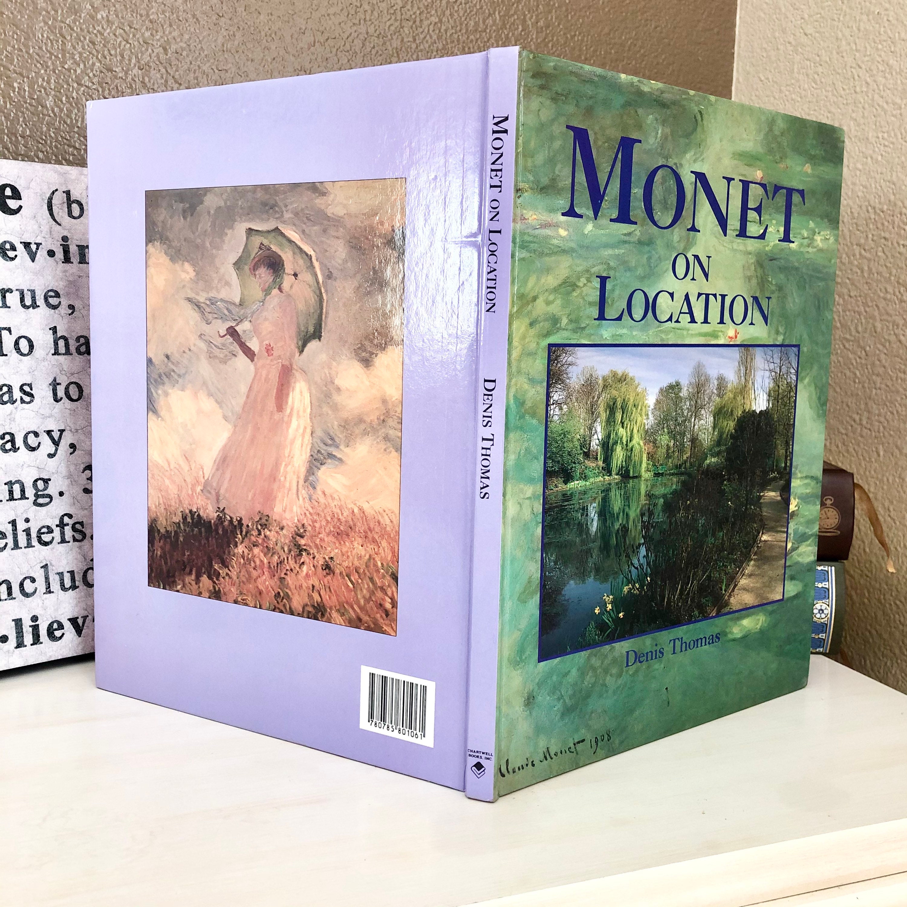 Monet Book Monet on Location by Denis Thomas Art Book Monet Art 1994 - Etsy