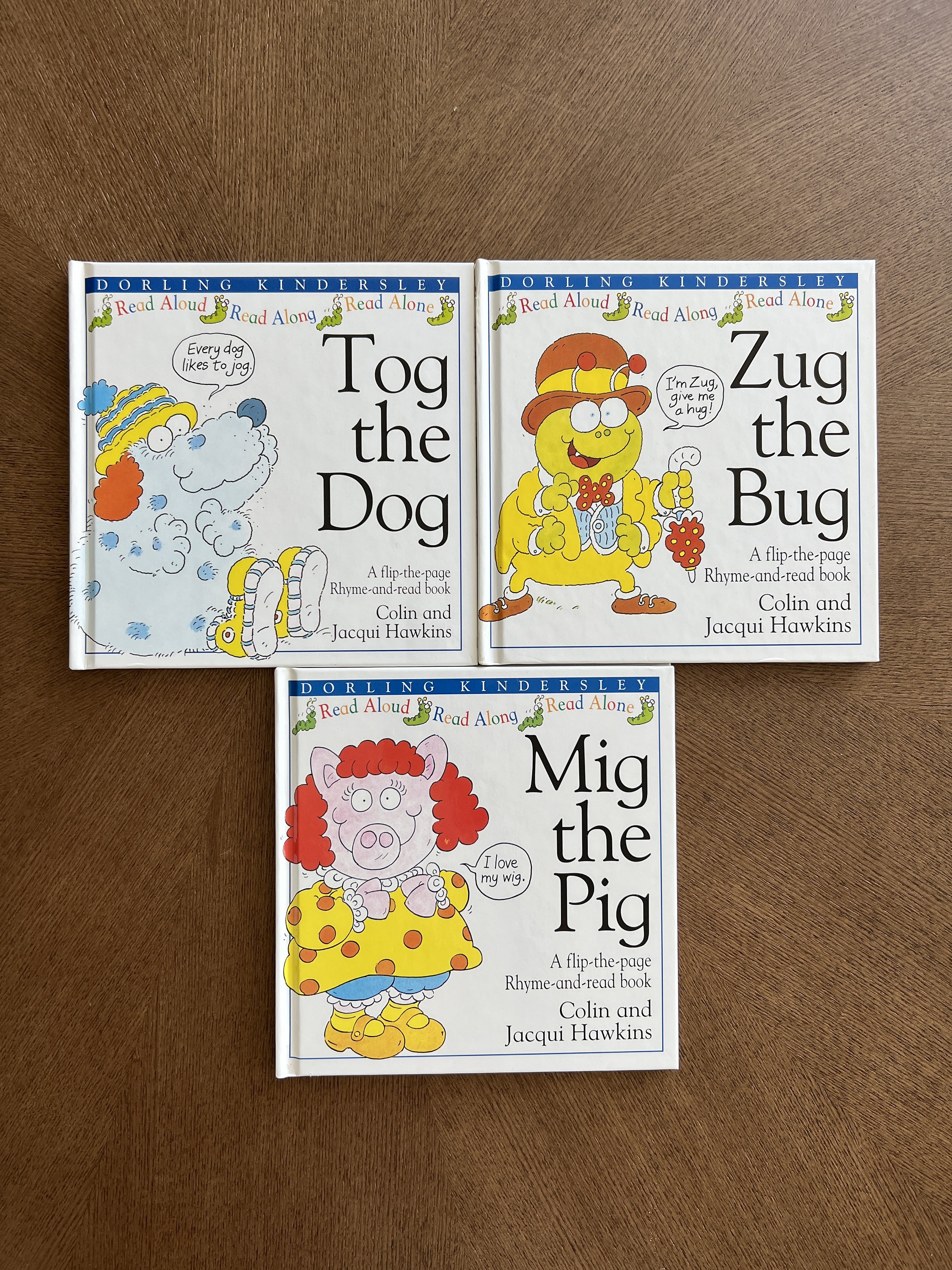 Vintage Children's Book Set, Rhyme and Read Books, Tog the Dog, Zug the ...