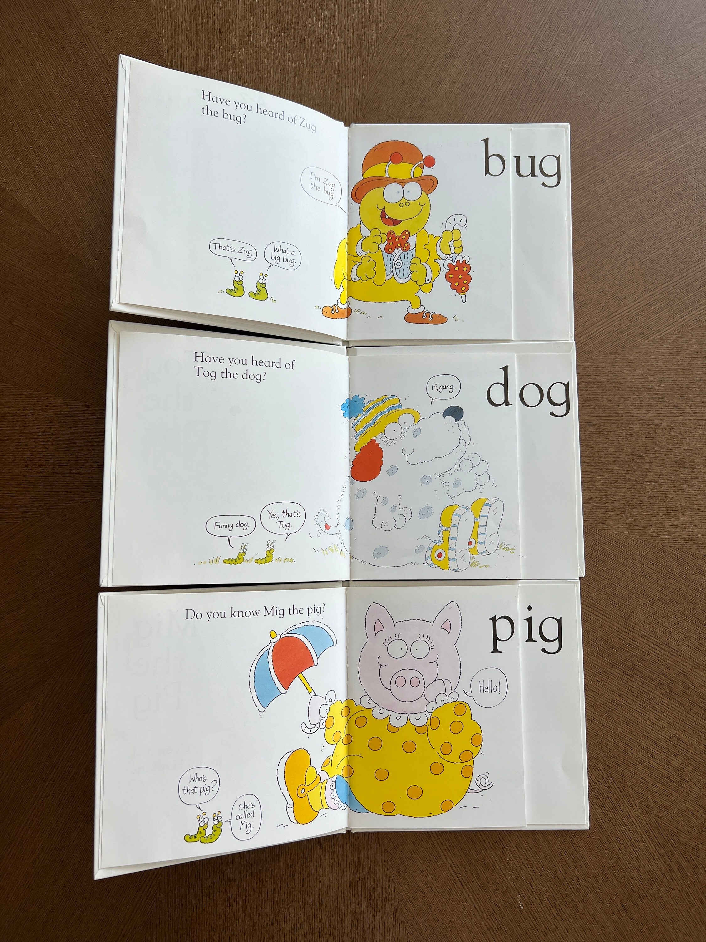 Vintage Children's Book Set, Rhyme and Read Books, Tog the Dog, Zug the ...