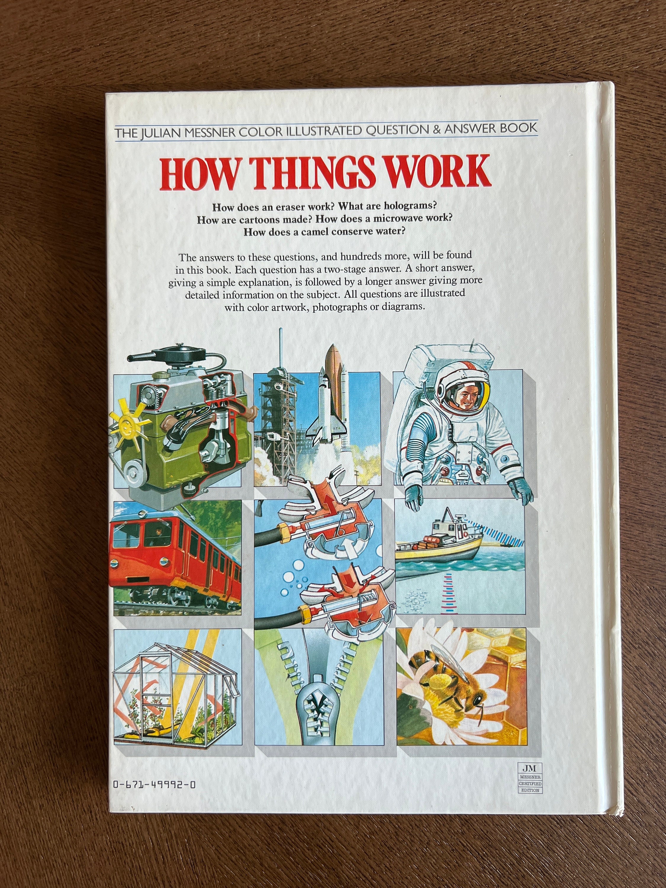 How Things Work the Julian Messner Color Illustrated Question & Answer ...