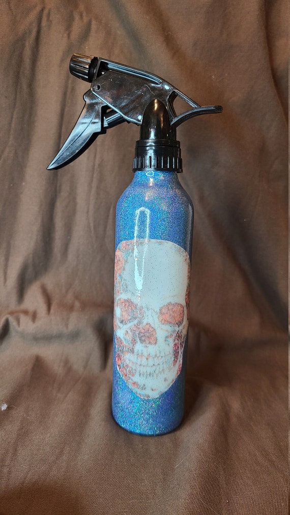 Sugar Skull Spray Bottle - Etsy