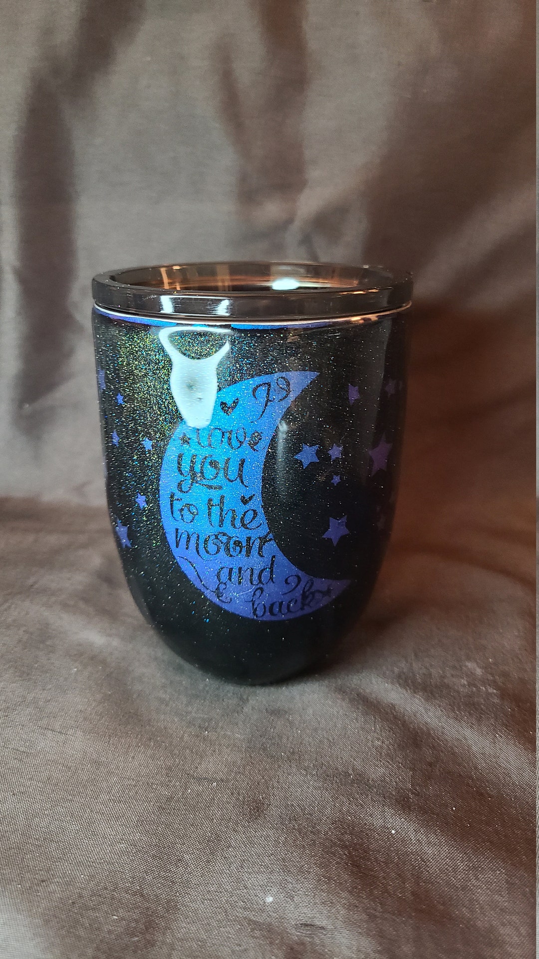 To the Moon Wine Glass - as Is, Ready to Ship - Etsy